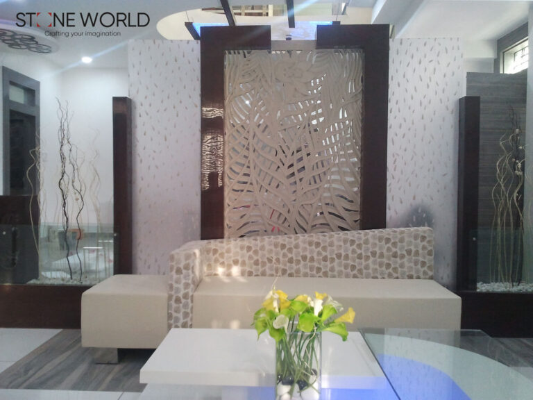 Stone Wall Partition Design For Modern Spaces | Stone World